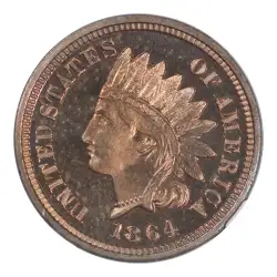 Collectors Corner - 1864 1C Copper Nickel PR66CAM NGC - #64767037