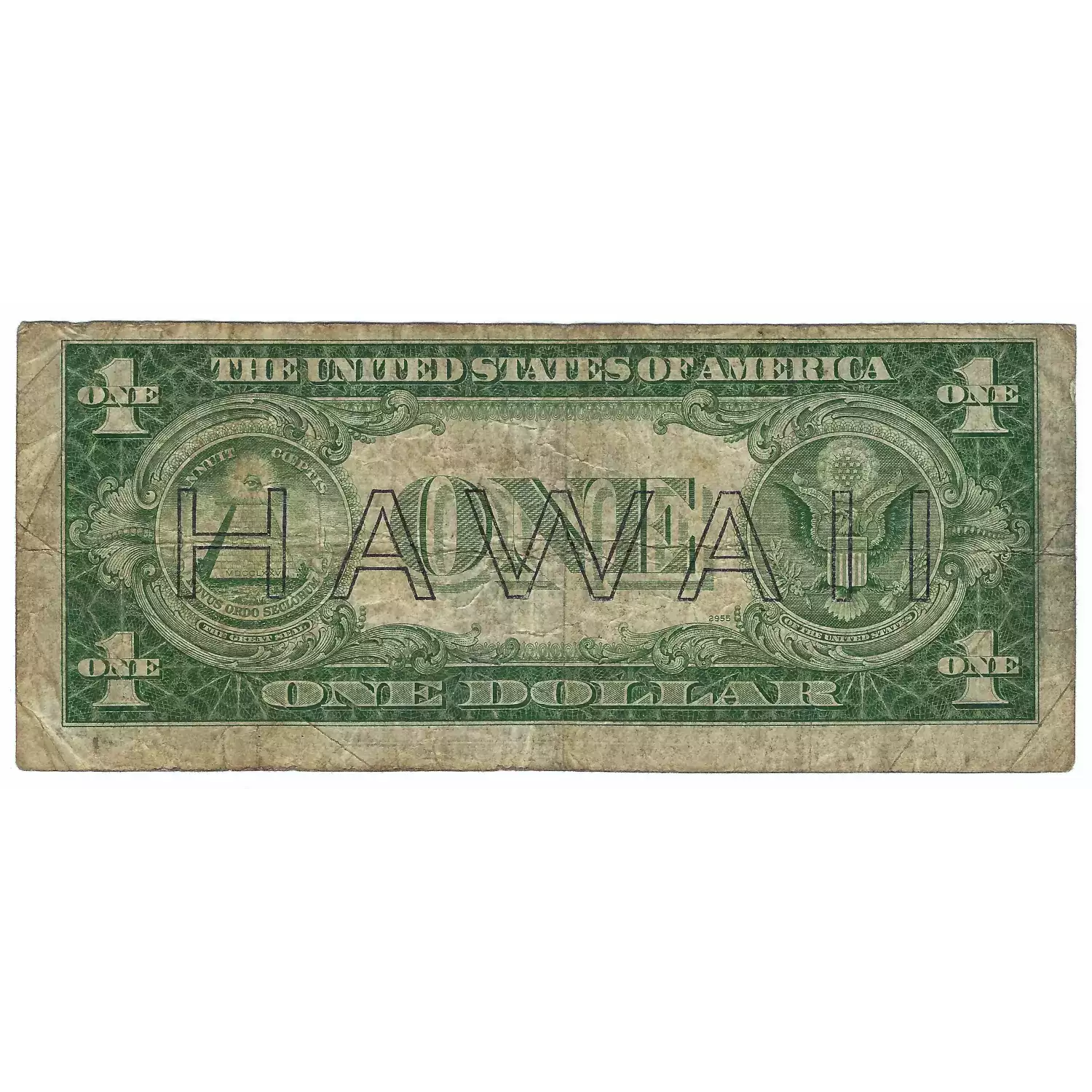 $1 1935-A brown seal Emergency Notes Issued During WW2 2300 - Olevian ...