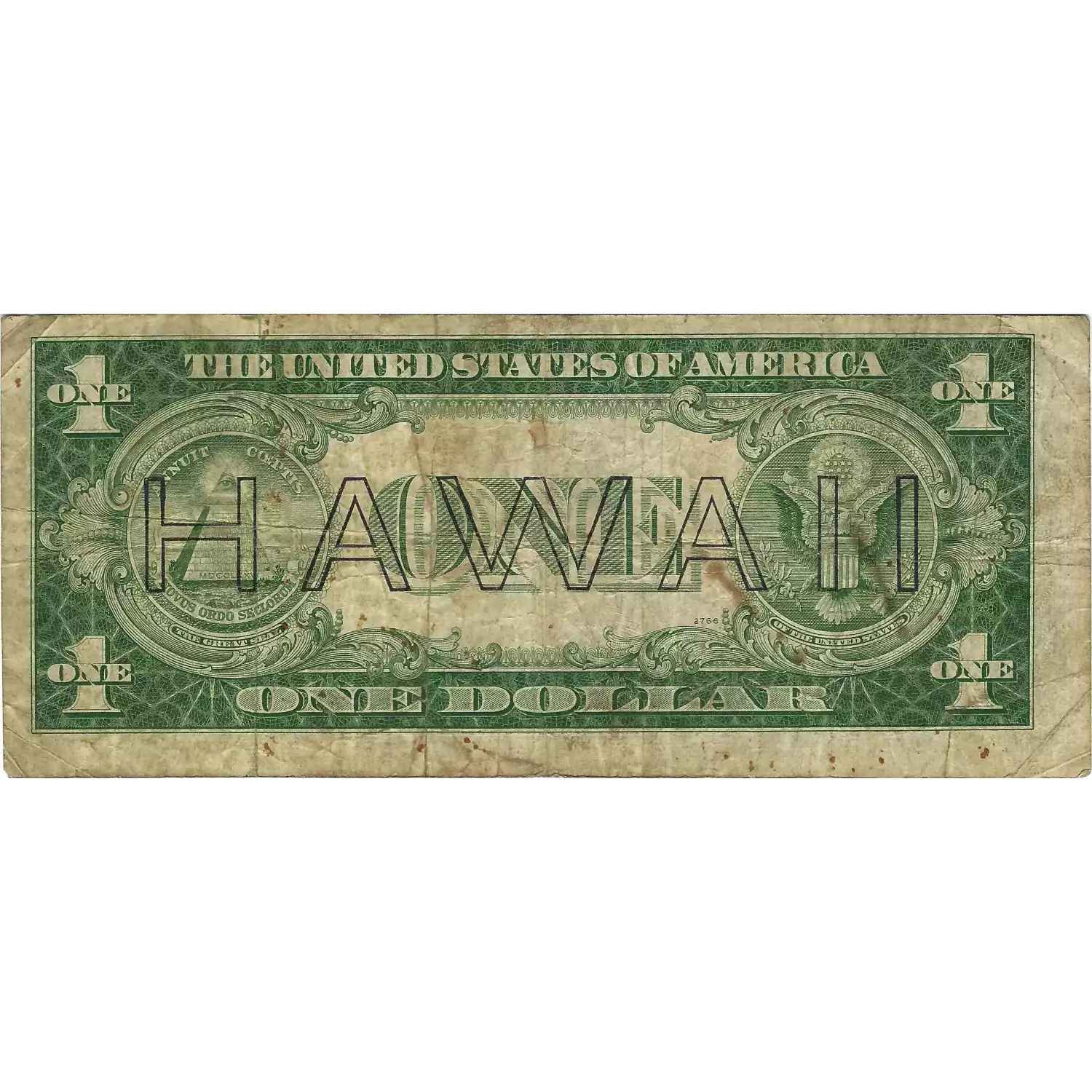 $1 1935-A brown seal Emergency Notes Issued During WW2 2300 - Olevian ...