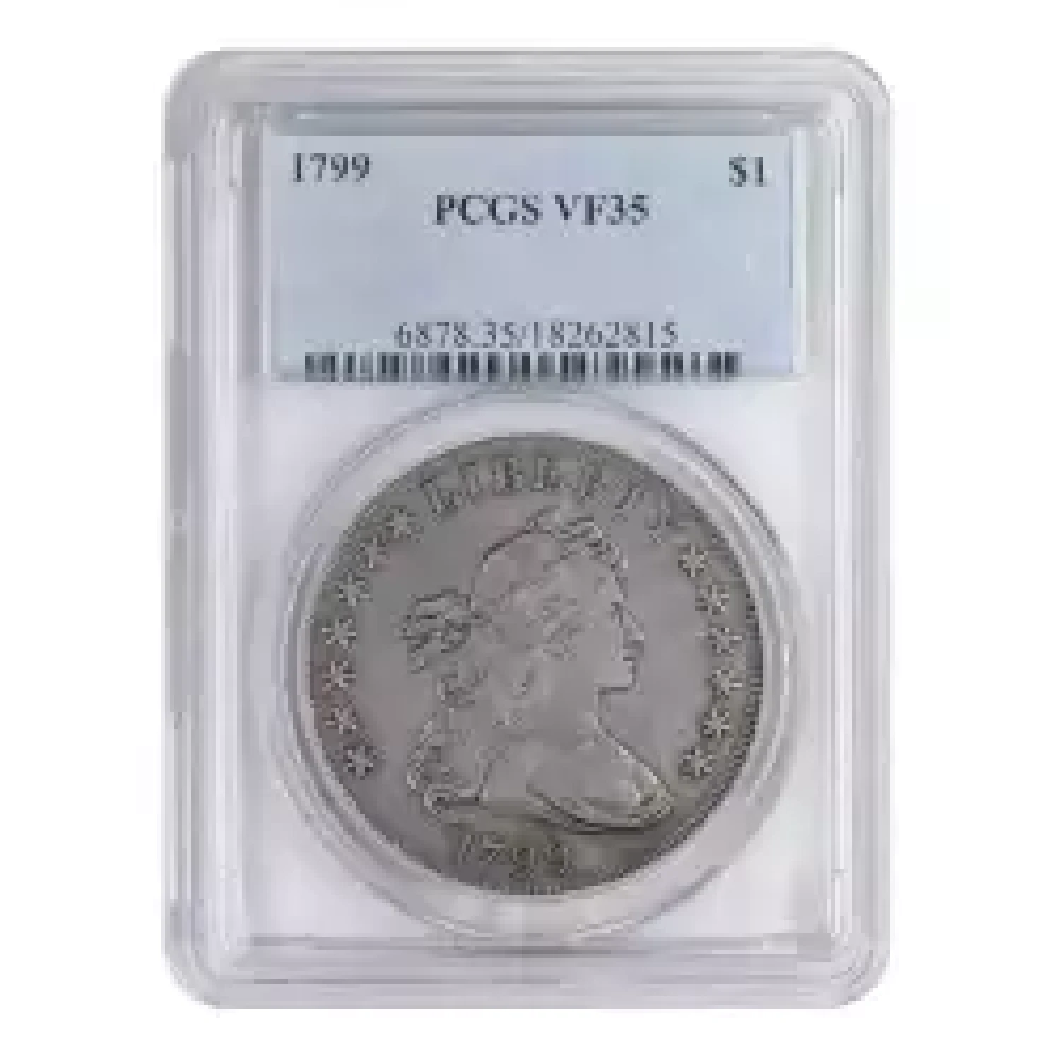 1799 Silver Dollars Draped Bust PCGS VF-35 - Olevian Numismatic Rarities