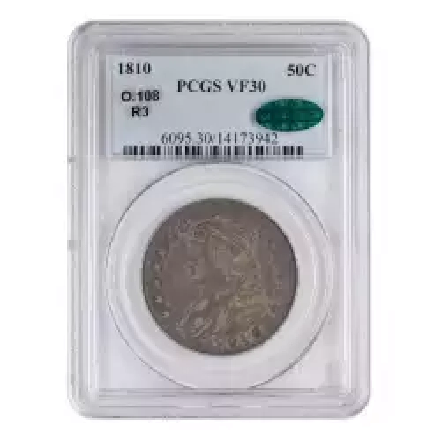 1810 Capped Bust Half Dollars PCGS VF-30 CAC - Olevian Numismatic Rarities