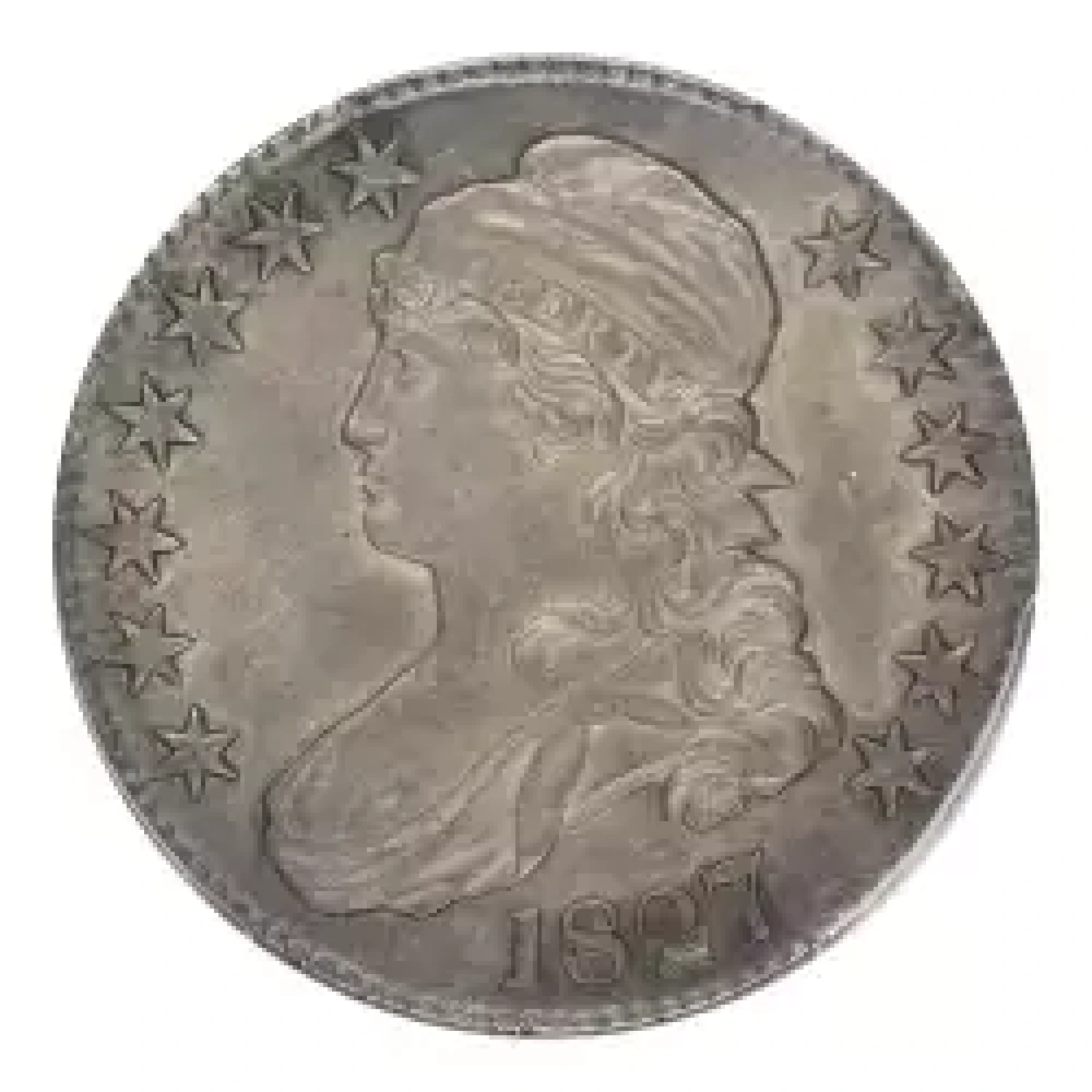 1827 Capped Bust Half Dollar PCGS AU-55 Square Base 2 - Olevian ...