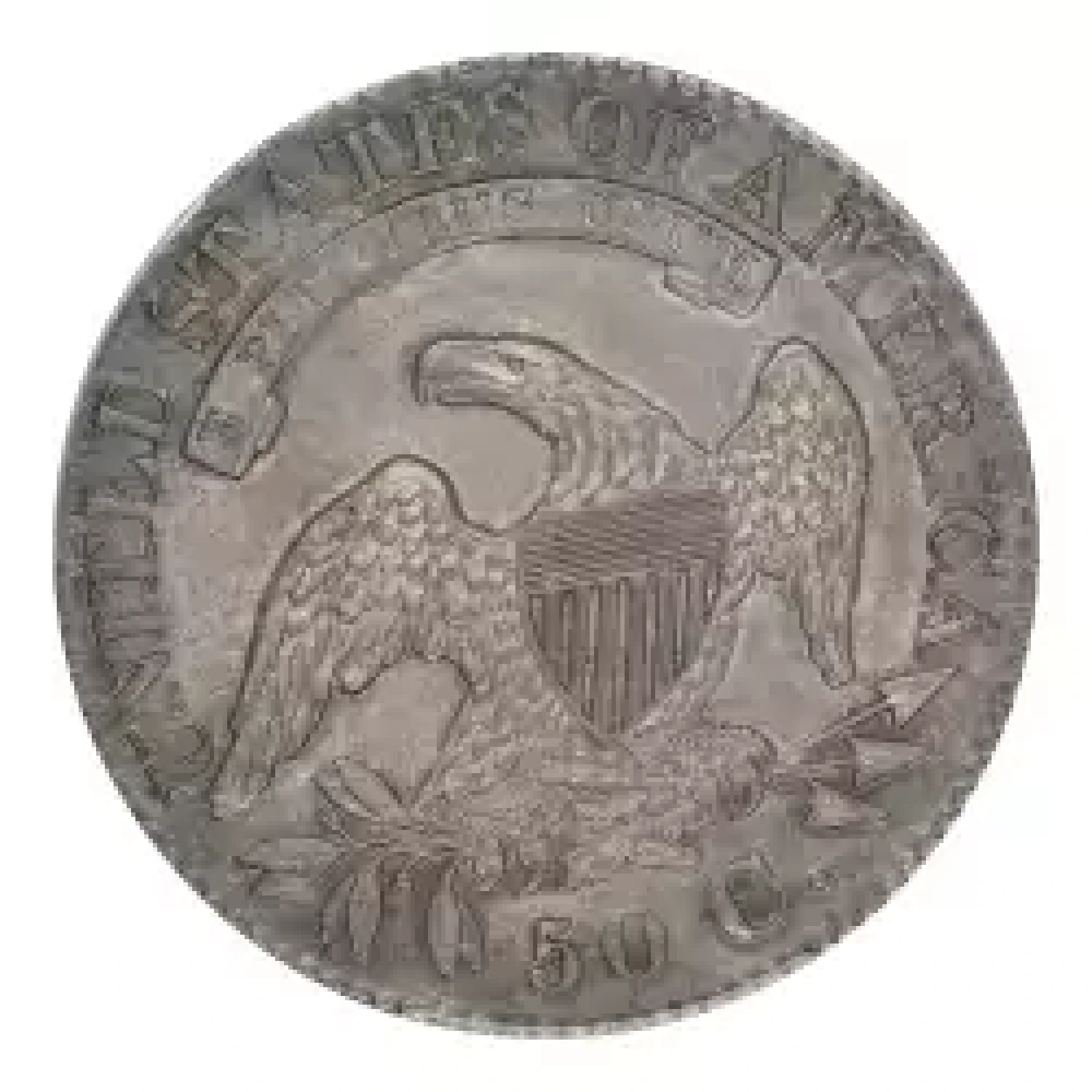 1827 Capped Bust Half Dollar PCGS AU-55 Square Base 2 - Olevian ...