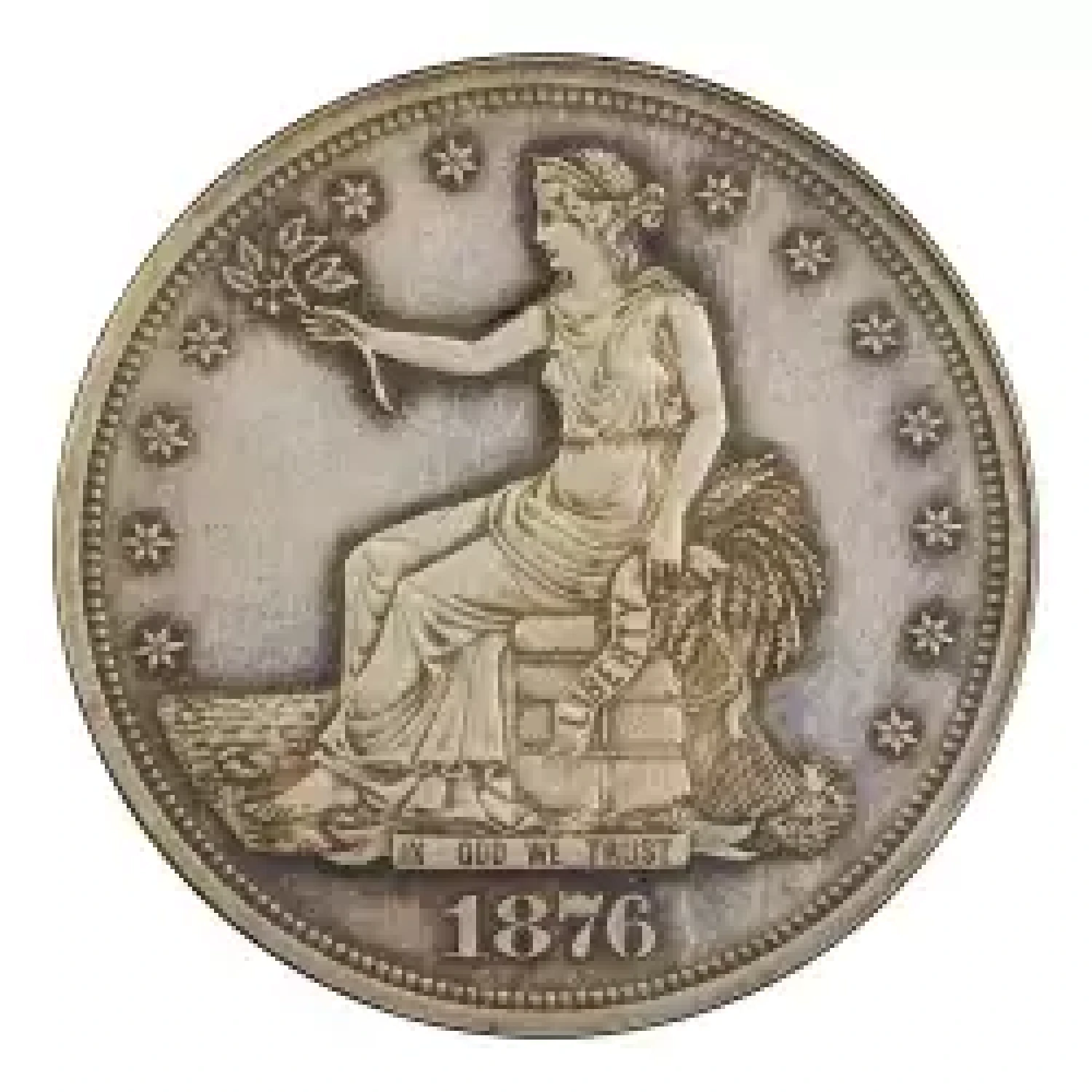 1876 Silver Trade Dollar PCGS PR-55 Proof - Olevian Numismatic Rarities