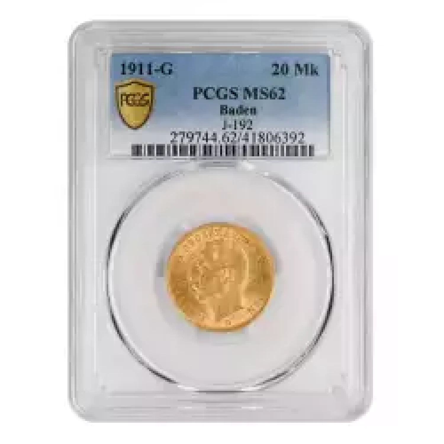 1911 GERMAN STATES Gold 20 MARK PCGS MS-62 J-192 - Olevian Numismatic ...