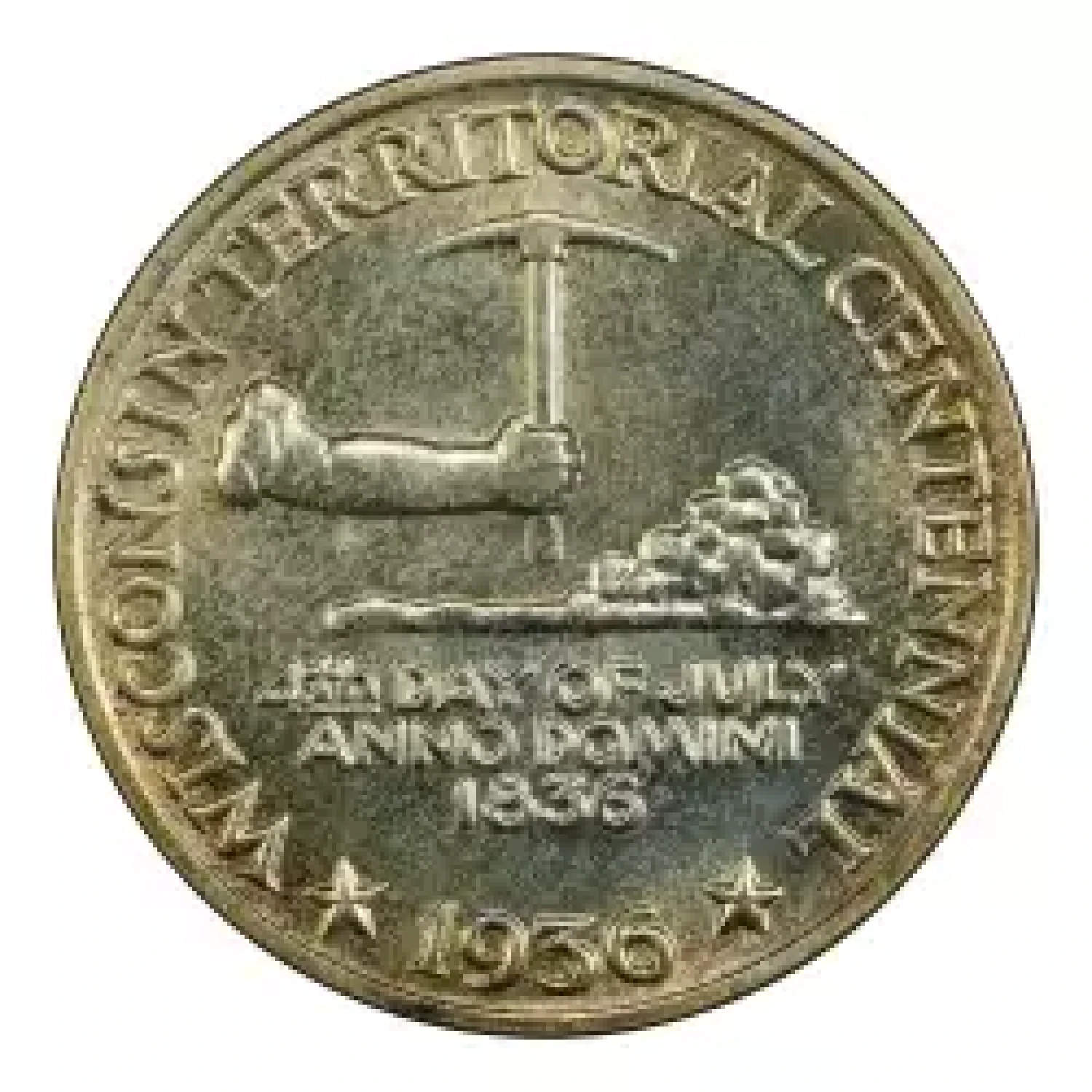 1936 Classic Commemorative Wisconsin Territorial Centennial PCGS MS-66 ...