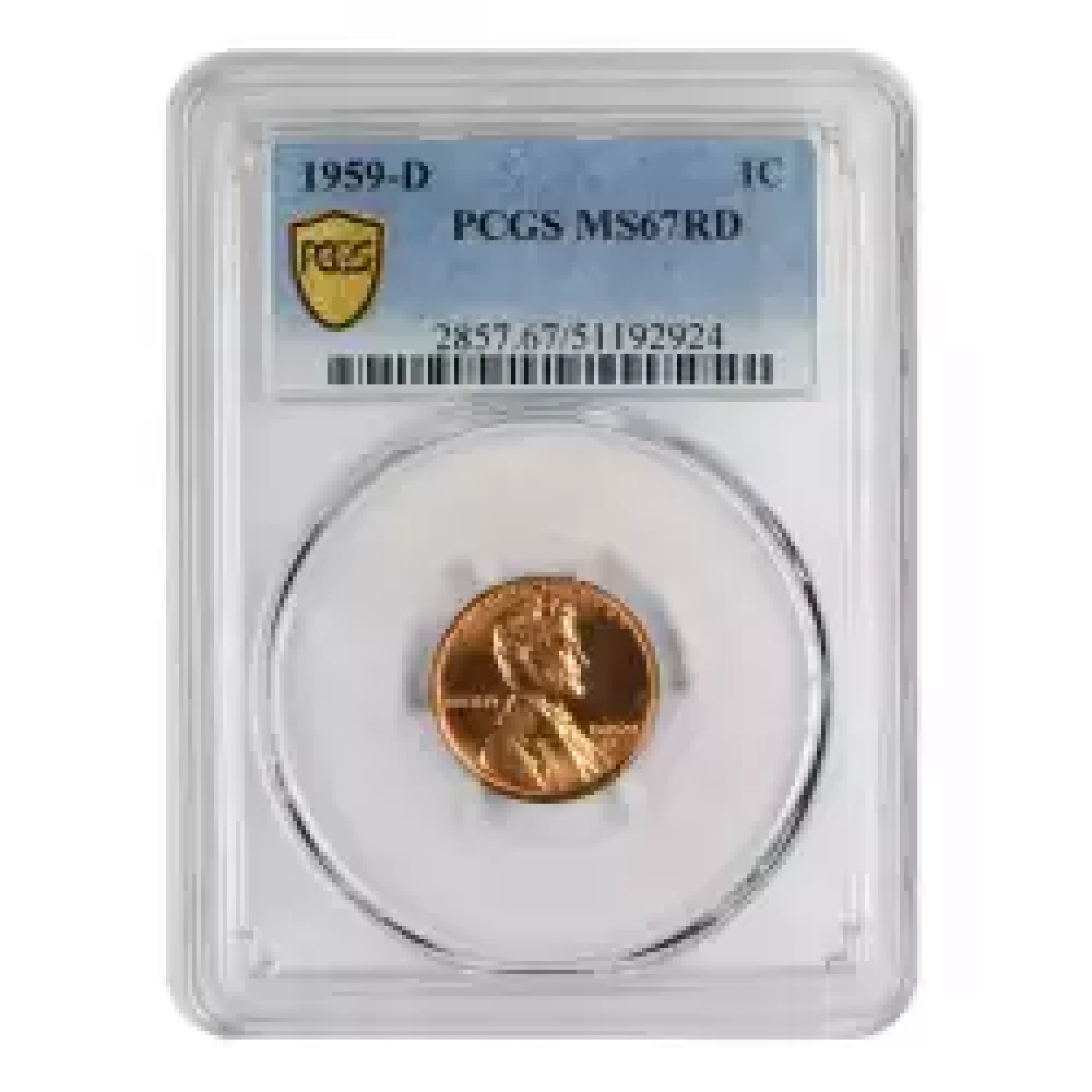 1959-D Lincoln Memorial Cent PCGS MS-67 RD - Olevian Numismatic Rarities