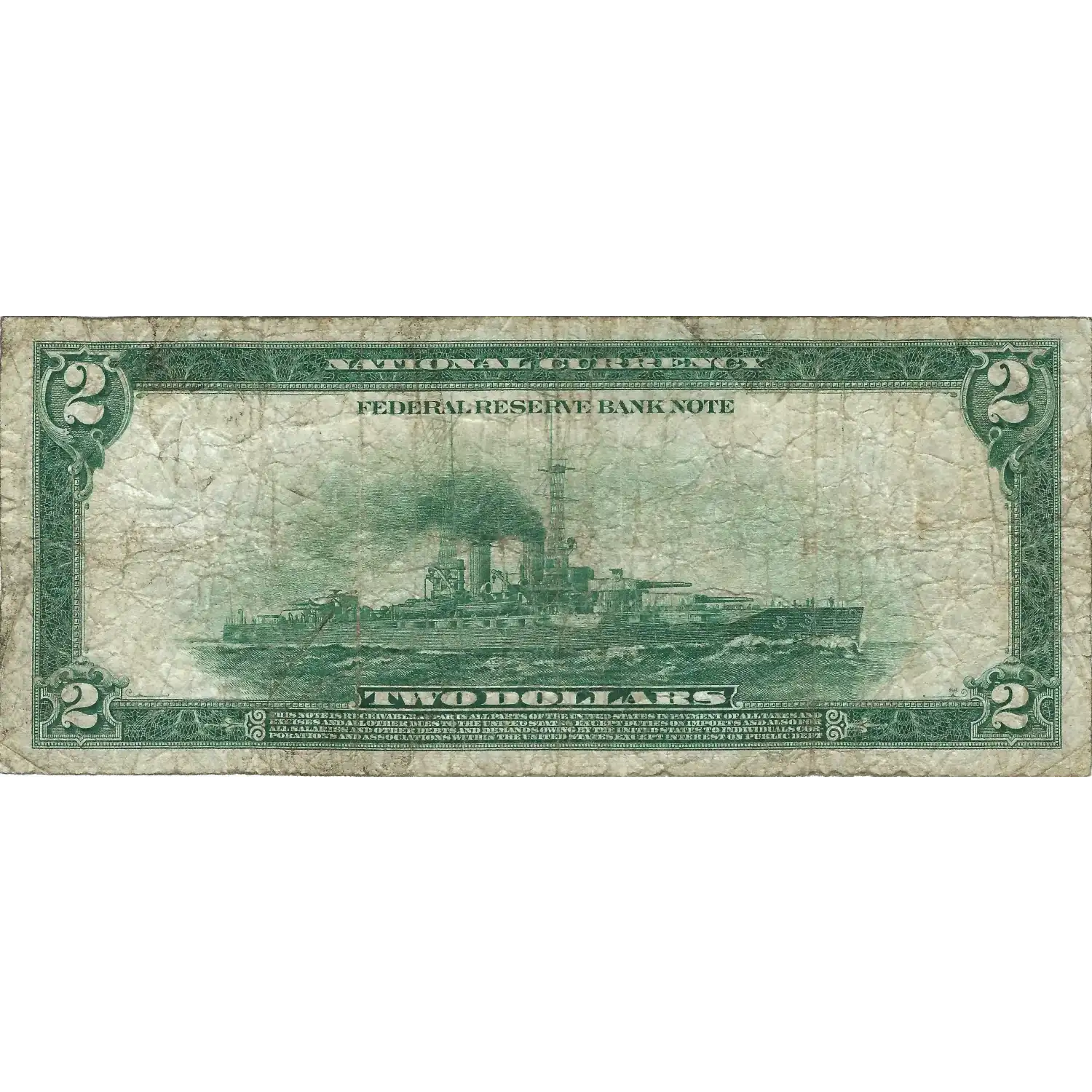 $2 1918 Federal Reserve Bank Notes 747 - Olevian Numismatic Rarities