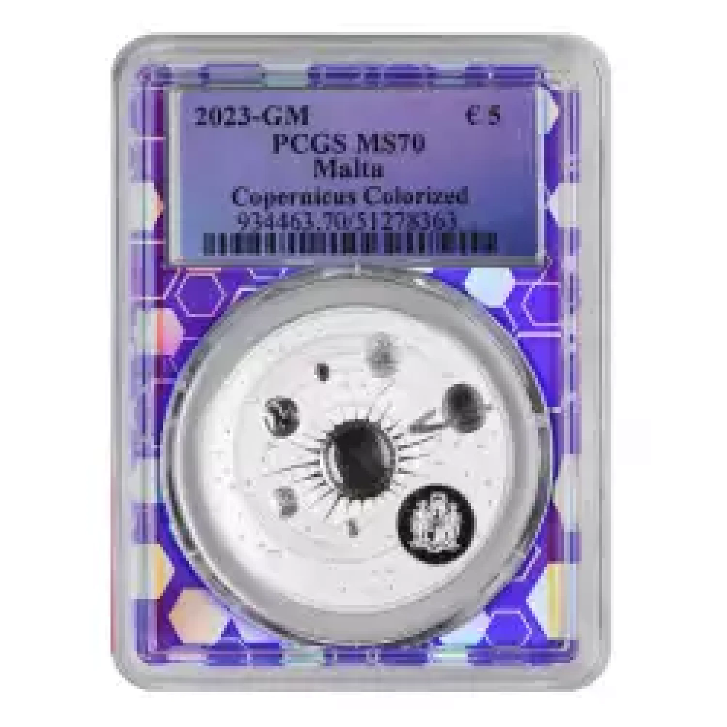2023 2023-GM Malta Copernicus Colorized PCGS MS70 PCGS MS-70 - Olevian ...