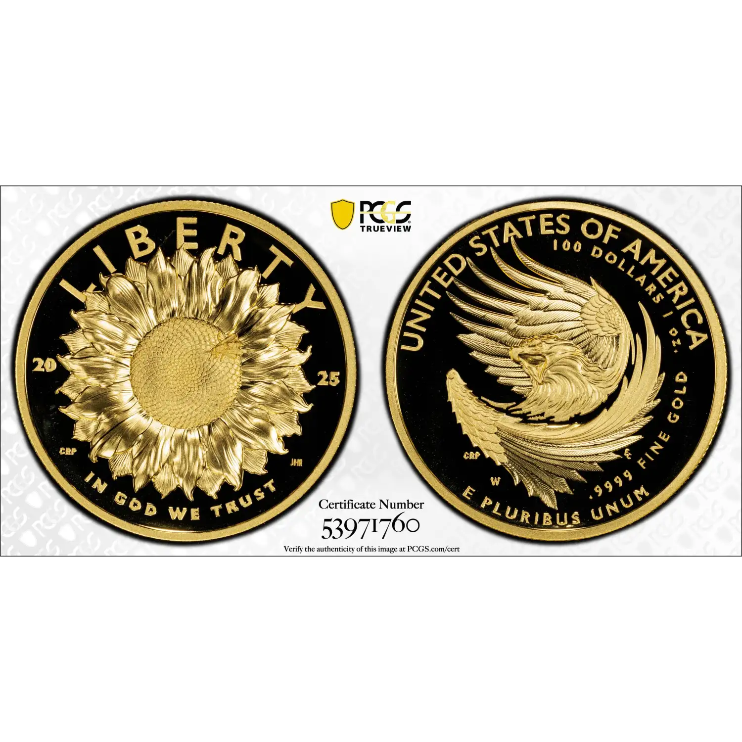 2025 American Liberty Gold PCGS PR-70 DCAM High Relief First Strike ...