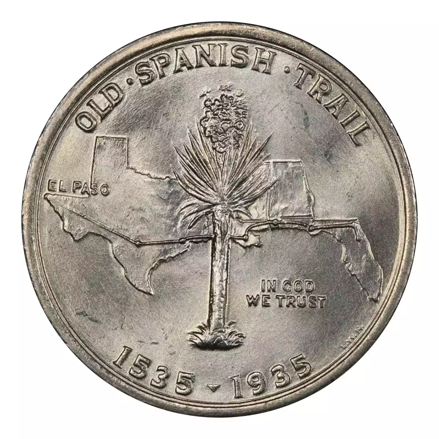 1935 Classic Commemorative Old Spanish Trail PCGS MS-66 Spanish Trail ...