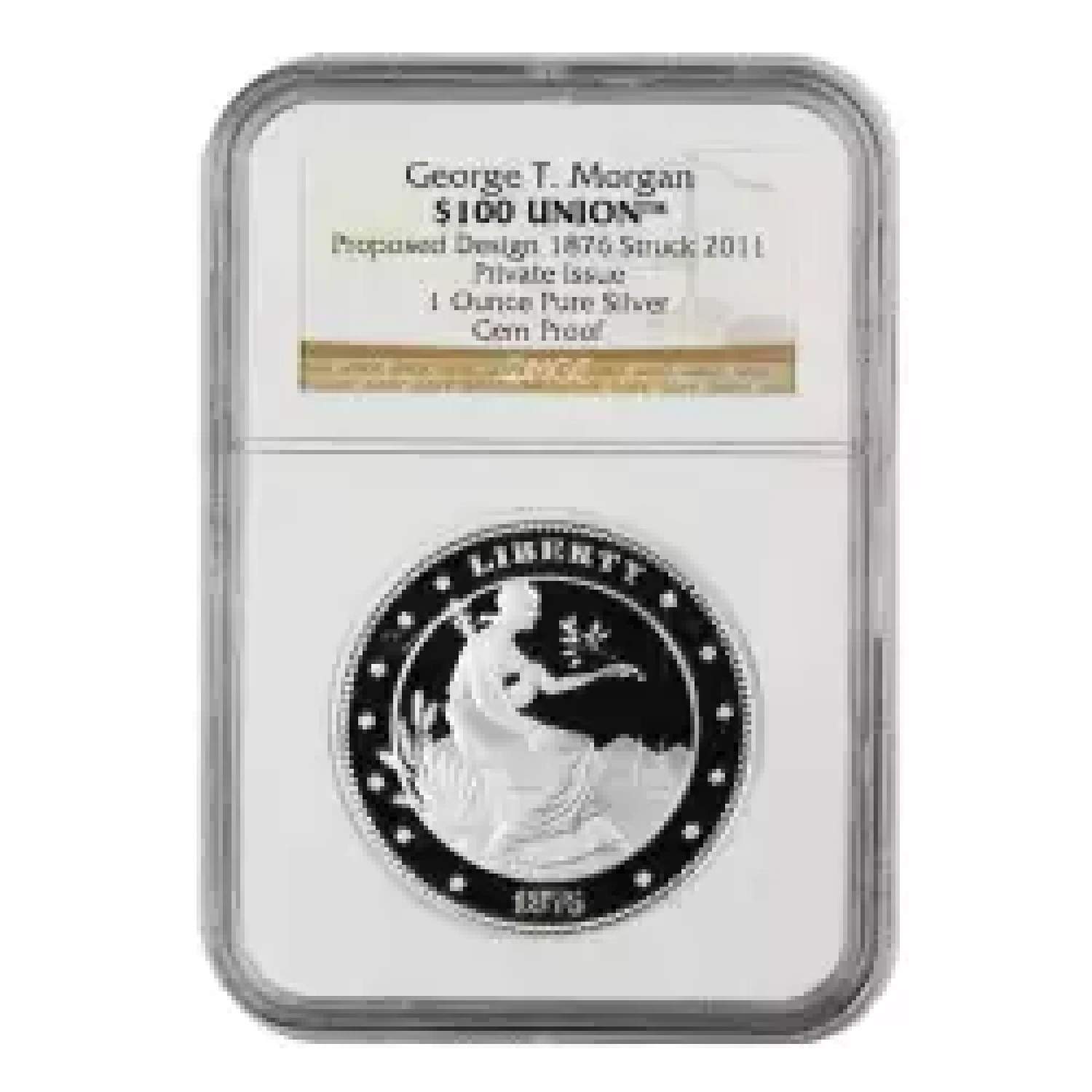2013 George T. Morgan $100 Union NGC none - Olevian Numismatic Rarities