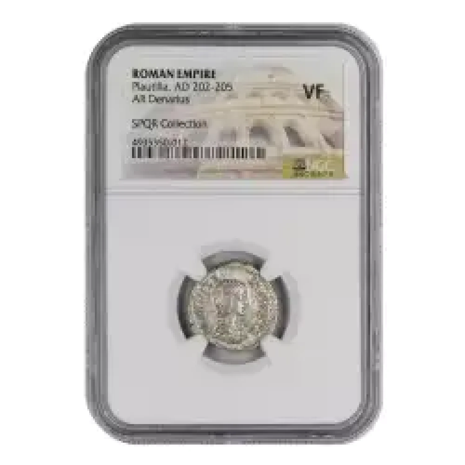 AD 202-205 Ancient NGC Ancients VF Roman Empire Plautilla AR Denarius ...
