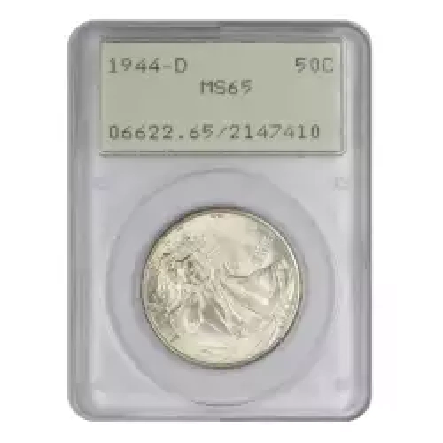 1944-D Walking Liberty Half Dollar PCGS MS-65 - Olevian Numismatic Rarities